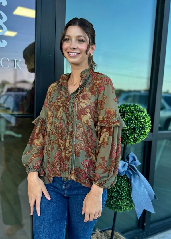 Bloom Ruffle Blouse - Bub and Beck by Madison Taylor