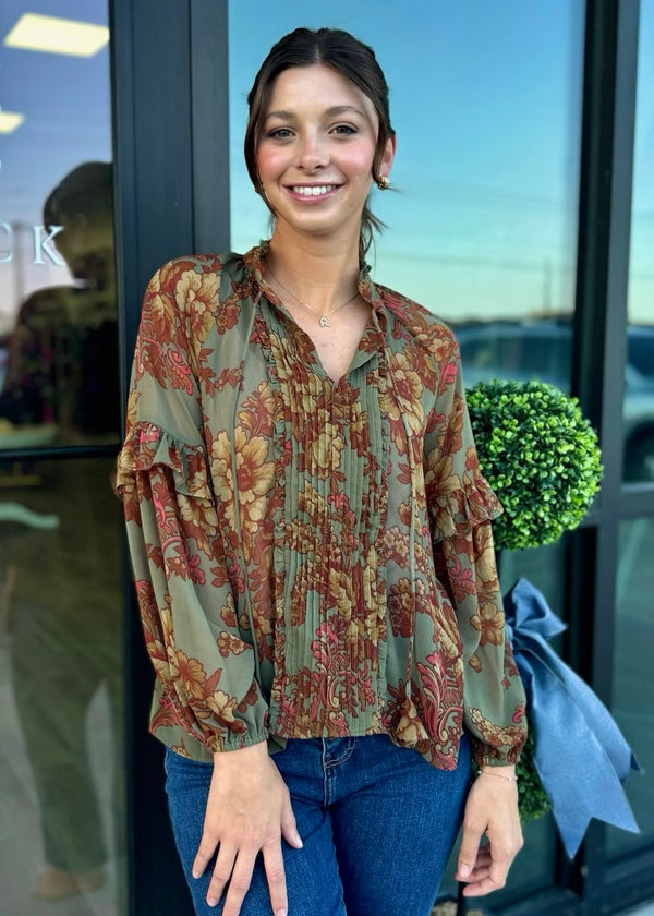 Bloom Ruffle Blouse - Bub and Beck by Madison Taylor