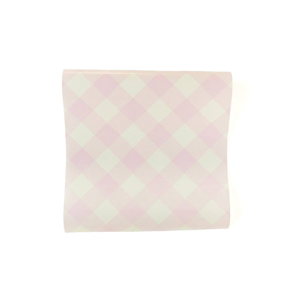 Pink Gingham Paper Table Runner - Bub and Beck by Madison Taylor